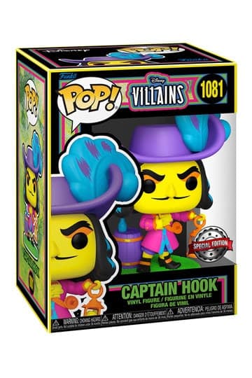 Captain Hook Black Light Funko Pop